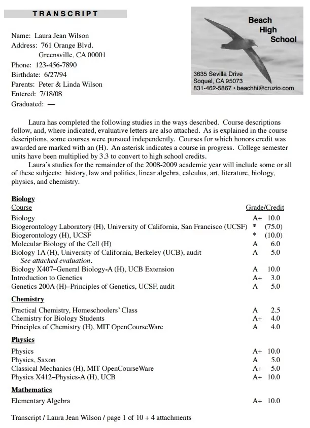 Writing Transcripts: Excerpt from "Forging Paths: Beyond Traditional ...