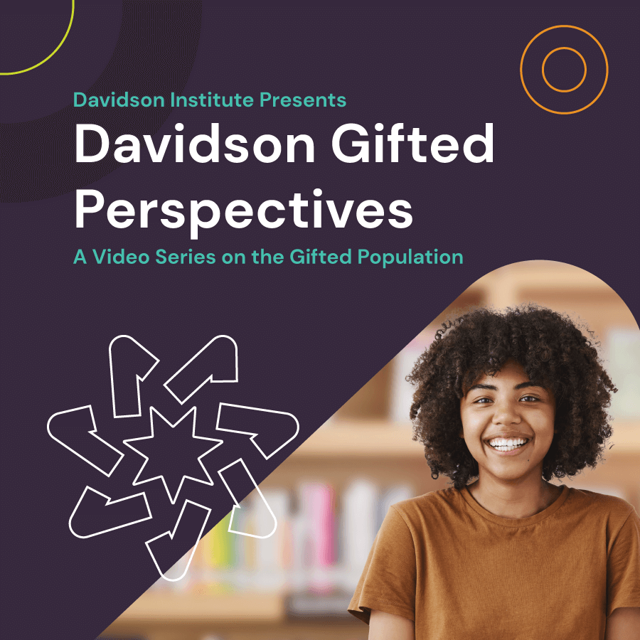 Davidson Institute to Launch Video Series - Davidson Institute