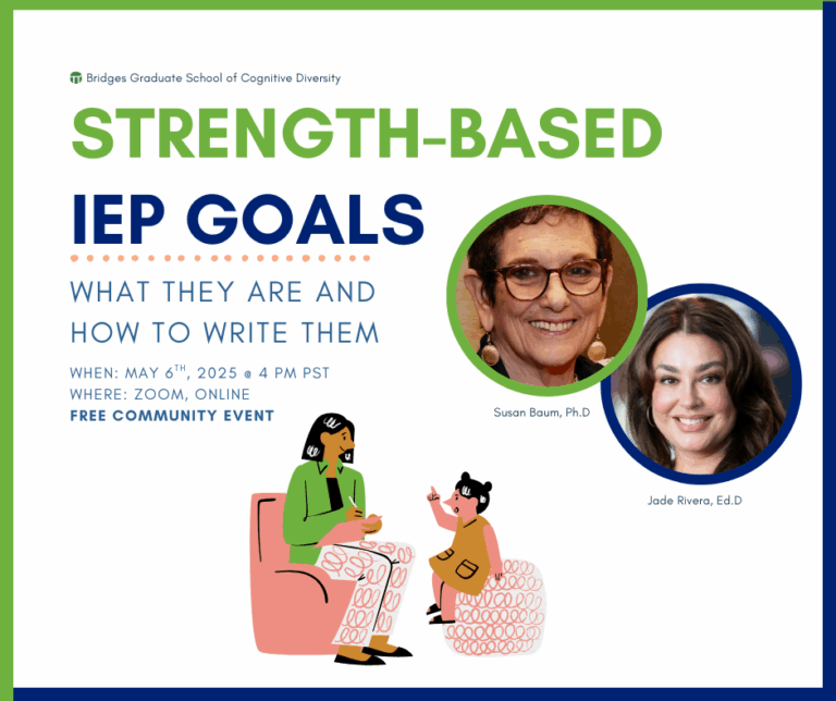 Free Webinar on Writing Strength-Based IEP Goals - Davidson Institute